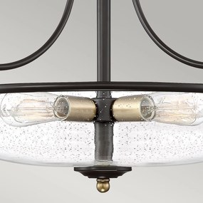 Stropní svítidlo Elstead Griffin SFS-C-PNAB bronz - mosaz