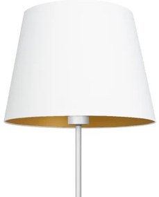 Stojací lampa ARDEN 1xE27/60W/230V bílá/zlatá