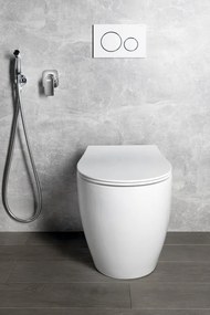 Isvea Isvea, SENTIMENTI WC mísa stojící, Rimless, 36x55cm spodní/zadní odpad, bílá, 10SM10004SV
