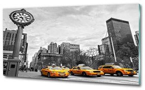 Wallmuralia Foto-obraz fotografie na skle Taxi New York 100x50