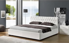 Postel s úložným prostorem, bíla, 180x200, DORLEN 2 NEW Kondela 0000242653