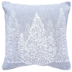 SCANquilt povlak MOTIV zasněžené stromy šedobílá 40 x 40 cm