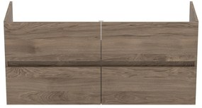 Závěsná skříňka pod umyvadlo v dekoru ořechu v přírodní barvě 120x55 cm Eurovit+ – Ideal Standard