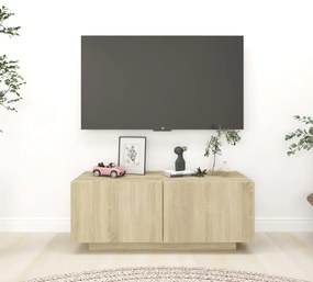 804439 vidaXL TV skříňka dub sonoma 100 x 35 x 40 cm kompozitní dřevo