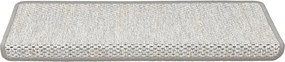 Samolepicí rohože na schody Sisal-Look 30 ks 65x21x4 cm Platina 3365882