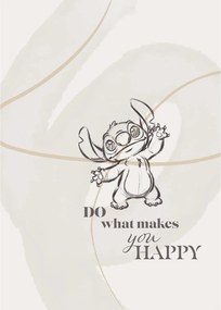Komar Plakát Disney Lilo and Stitch Do What Makes You Happy 50 x 70 cm