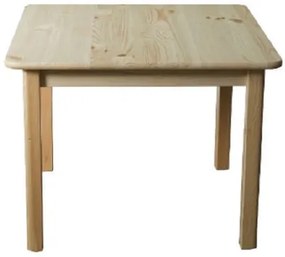 ImportWorld Stůl obdélníkový Emil - 80x50 cm (Barva dřeva: Ořech)
