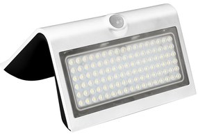 Exteriérové ​​solární nástěnné LED svítidlo Butterfly, 1x LED 6,8w, bílá, pohybový senzor
