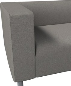Potah na pohovku Kilppan 4-místná barva šedá látka pletený vzor