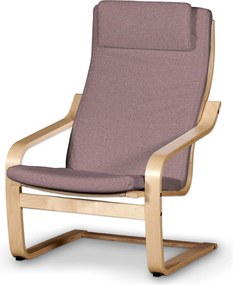 Sedák na křeslo IKEA Poäng II barva růžová látka pletený vzor