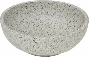Umyvadlo na desku šedé kulaté Φ 41 x 14 cm keramika 155059