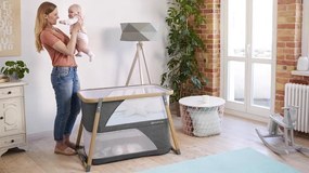 Kinderkraft Multifunkční postýlka 4v1 Sofi Gray