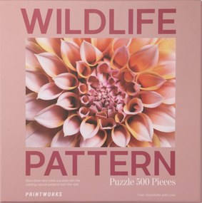 Puzzle Printworks Wildlife Pattern Dahlia