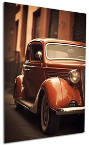 Obraz vintage vůz červené Rozměr: 40 x 60 cm