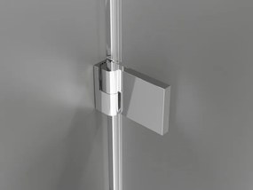 Mexen Lunar-B sprchové dveře otevírací levé 125 cm, transparentní, chrom - 832S-125-050-01-00-L