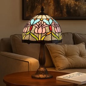Brilagi - Tiffany vitrážová stolní lampa LORAS 1xE14/40W/230V