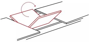 Jídelní stůl Maxwell, mramor / černá
