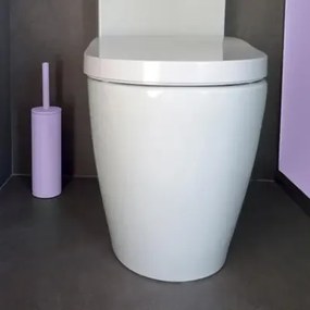 Spirella AKIRA WC štětka matná levandulová / ocel