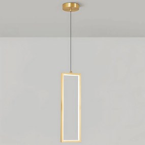 Toolight Toolight, LED závěsné osvětlení 6W, 3000K, 3500lm, LHJ084-1CP, zlatá lesklá, OSW-50058