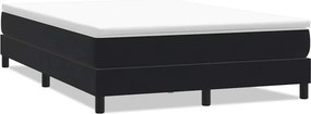 Postel Box Spring bez matrace černá 140x220 cm samet 3315875