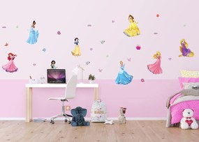 Dětská samolepka na zeď Disney Kreslené Princezny | 65 x 85 cm | DDK1722