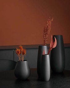 Kameninová váza výška 32 cm EASE BLACK IRON ASA Selection - černá