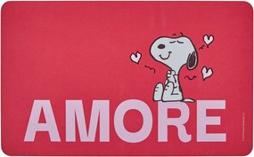 PEANUTS Snídaňové prkénko "Amore" - červená