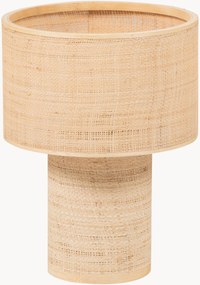 Ručně tkaná stolní lampa z rafie Syro