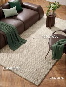 Béžový vlněný koberec 160x230 cm Eloise – Hanse Home