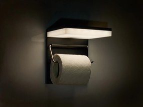 LED držák na toaletní papír s USB 5W - neutrální bílá