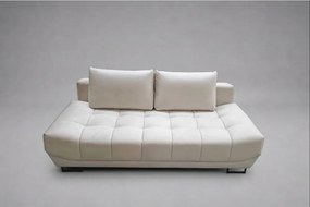 Béžová sametová rozkládací/s úložným prostorem pohovka 215 cm Cirrus - II. jakost – Windsor &amp; Co Sofas