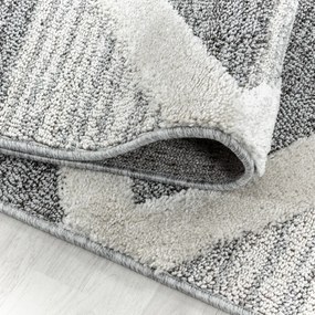 Ayyildiz, Kusový koberec Pisa 4709 Grey, 60x110, šedá, ložnice