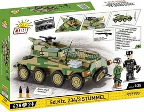 COBI 2288 II WW Sd. Kfz 234/3 Stummel, 1:35 / 438 kostek / 2 figurky /