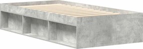 Rám postele betonově šedý 75 x 190 cm Small Single 3203848