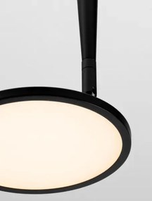 LED černá moderní svítilna Ekei