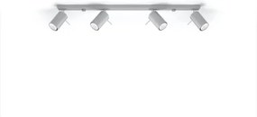 Stropní bodové svítidlo SOLLUX Ring 4l GU10 4x40W bez zdroje SL.0453 šedá