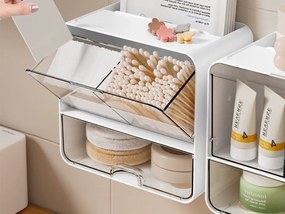 Verk Group Skříňka organizér kontejner se zásuvkou skladování kosmetiky do koupelny