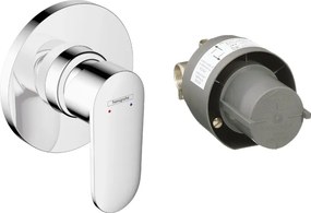 Hansgrohe Vernis Blend - Páková sprchová baterie pod omítku, sada s tělesem, chrom 71663000