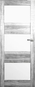 Interiérové dveře vasco doors TEO model 5 Průchozí rozměr: 70 x 197 cm, Orientace dveří: Levé dveře, Dekor: Dub Aljaška