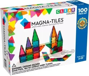 MAGNA-TILES® Magnetická stavebnice Clear Colours / 100 dílků