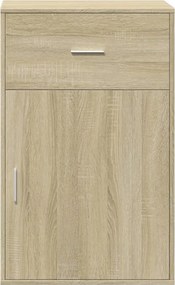 vidaXL Úložná skříňka 56,5 x 39 x 90 cm kompozitní dřevo [840711] Barva: hnědý dub