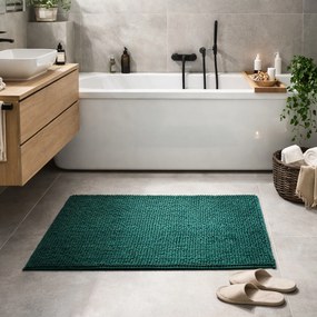 Multi-decor, Koupelnová předložka Chenille Velvet zelená, 60x90, zelená, koupelna