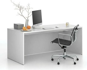 Kancelářský psací stůl FRAME, 180x80 cm, bílá