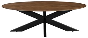 LABEL51 Konferenční stolek JAMES hnědá 130 cm