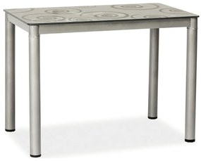 Jídelní stůl Damar 100 x 60 cm, šedá