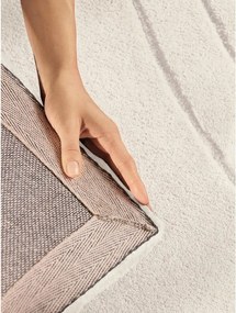 Krémový ručně tkaný vlněný koberec 80x150 cm Arcura – Vikosa