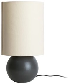 OnaDnes -20% Time for home Černá keramická stolní lampa Mater