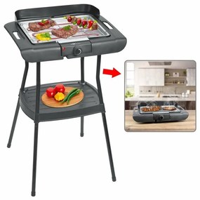 Clatronic BQS 3508 BBQ stojanový/stolní gril s odkládací poličkou