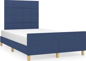 Rám postele bez matrace modrá 120x200 cm textil 3125047
