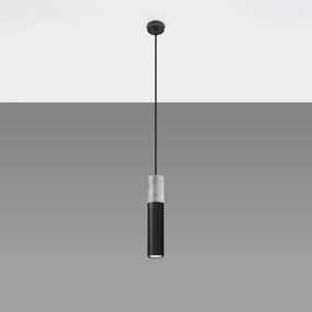 Sollux Lighting Závěsné svítidlo BORGIO 1 černé